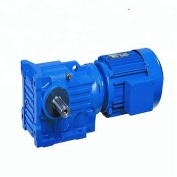 China Hollow Shaft Worm Helical Bevel Gear Reducer Gearbox With Inline Motor for sale