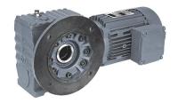 China S Series Helical Gear Reducer Worm Gearbox With Double Solid Shaft for sale