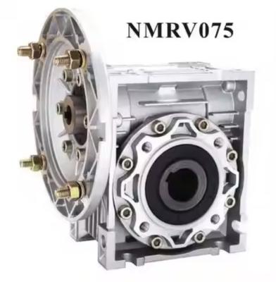 China NMRV075 19mm 24mm 28mm Right Angle Worm Gear Reducer Double Reduction Gearbox for sale