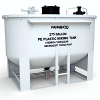 China 275 Gallon PE Plastic Agitator Mixing Tank Chemical Blending Tank FANBAO for Chemical Blending in Industrial Settings for sale