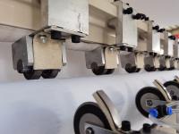 China Multi Line Facial Tissue V Fold Tissue Folding Machine High Efficiency 400-600/Sheets/Min/Line for sale