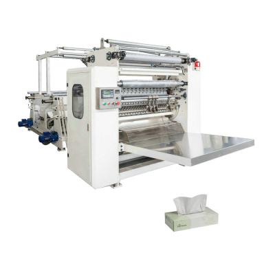 China Multi Line Facial Tissue V Fold Tissue Folding Machine High Efficiency 400-600/Sheets/Min/Line for sale