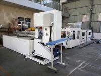 China Industrial Toilet Paper Roll Cutting Machine Band Saw 15KW 15-30cuts/Min Full Automatic for sale