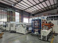 China Full Automatic 2 Color Printing Small Kitchen Towel And Toilet Paper Roll Making Machine Production Line for sale