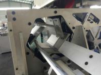 China Fully automatic efficient big toilet paper roll kitchen towel roll maxi paper roll cutting machine for sale