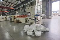 China Full automatic diameter 150-400mm maxi paper towel roll band saw cutting machine for sale