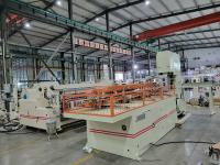China Full automatic diameter 150-400mm maxi paper towel roll band saw cutting machine for sale