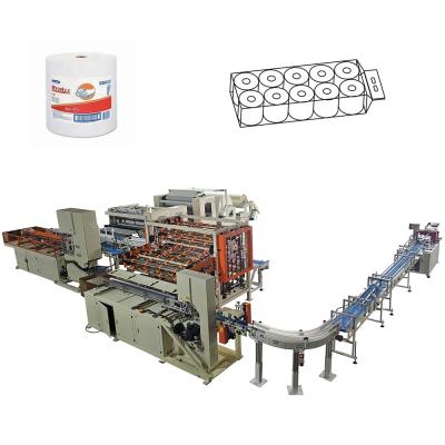 China One production line machine can produce both small toilet tissue paper and maxi paper towel roll for sale