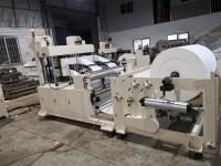 China Good speed four decks napkin tissue serviette paper folding machine with 2 colors printing for sale