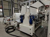 China Xinyun Machinery 2 Colors Printing Toilet Tissue Paper / Maxi Paper Towel Roll Making Machines for sale