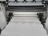 China High Capacity Hand Towel Face Tissue Making Machine 7 Lines V Interfolded for sale