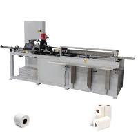 China High speed 100-120 cuts/min small toilet pape roll /kitchen towel band saw cutting machine price for sale