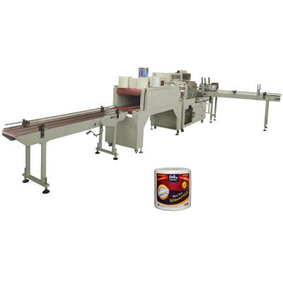 China Small bussiness idea automatic maxi toilet paper roll heat shrinking packing machine for tissue factory use for sale