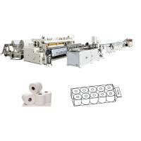China Automatic Kitchen Towel Toilet Tissue Paper Making Machine Production  Line for sale