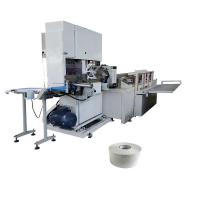 China Automatic Toilet Paper Maxi Roll Band Saw Cutting Machine 380V New Condition for sale