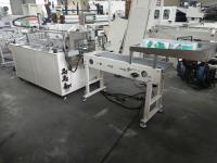 China Easy Operation Multi Rolls Toilet Paper Wrapping Machine Semi Automatic 8bags/min for sale