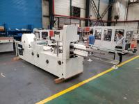 China Industrial Napkin Paper Serviette Quarter Folding Machine High Speed And Large Capacity For Tissue Factories for sale