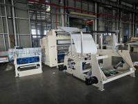 China Hanging Type V Fold Facial Tissue Machine Full Automatic Bottom Output for sale
