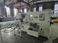 China Hanging Type V Fold Facial Tissue Machine Full Automatic Bottom Output for sale