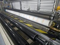 China Maxi Tissue Paper Towel Roll Making Machinery With Color Printing for sale
