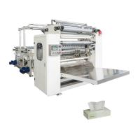 China Fully Automatic Facial Tissue Folding Machine PLC 60-100 M/Min Speed for sale