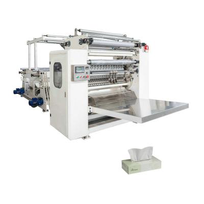 China Fully Automatic Facial Tissue Folding Machine PLC 60-100 M/Min Speed for sale