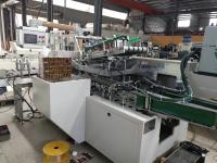 China Fully Automatic V Fold Facial Tissue Paper Boxed Packing Machine for sale