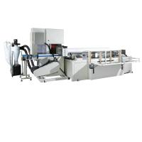 China Reasonable Price Full Automatic Industrial Toilet Paper Roll Cutting Machine Band Saw Cutting Machine 15KW 3 Phase 4line for sale