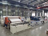 China High Speed Toilet Tissue Paper Products Making Machinery Adjustable Cutting Length for sale