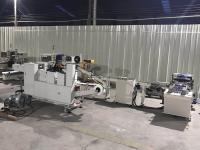 China Automatic Pocket Tissue Handkerchief Tissue Production Line 60 Bags/Min for sale