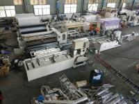 China Automatic Maxi Toilet Paper Tissue Roll Band Saw Cutting Machine Big Diameter 150-300mm Adjustable for sale
