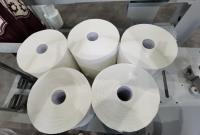 China Nice Design Dot To Dot Lamination Embossing Kitchen Towel Paper Rewinding Machine for sale