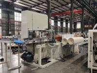 China Good Price 400mm Diameter Maxi Roll Kitchen Towel Tissue Paper Cutting Machine New Fully Automatic for sale