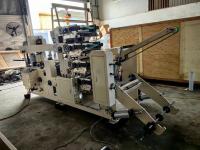 China Automatic Napkin Paper Serviette Quarter Folding Machine With Color Printing For Sale for sale