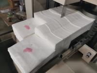 China Automatic Napkin Paper Serviette Quarter Folding Machine With Color Printing For Sale for sale