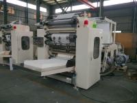 China Fully Automatic Facial Tissue Folding Machine PLC 60-100 M/Min Speed for sale