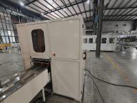 China Fully Automatic Toilet Tissue Paper Double Channel Log Saw Cutting Machine for sale