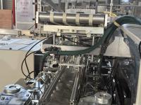 China Automatic Box Facial Tissue Packing Machine V Fold Faical Tissue Paper Packing Machine for sale
