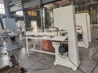 China Semi Automatic Easy Operation Toilet Tissue Paper Roll Cutting Machine for sale