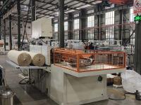 China Fully Automatic Maxi Roll Toilet Tissue Paper Band Saw Cutting Machine For Big Orders for sale