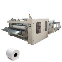 China Small Bathroom Tissue Toilet Paper Making Machine Easy Production Line Sale for sale