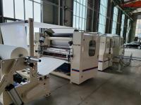 China Automatic transfer V fold glue lamination hand towel and facial tissue paper making machine price for sale