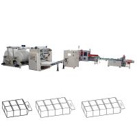 China Cheap price 10 bags bundle drawing facial tissue V fold paper machine production line for sale