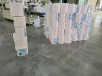 China Semi Automatic 4/6 Rolls Per Bag Maxi Paper Towel Roll Bundle Packing Machine for sale
