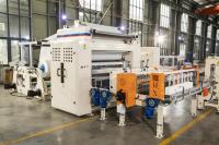 China Atomatic transfer 1/2 fold soft bag drawing facial tissue paper making machine production line price for sale