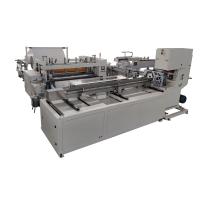 China Automatic Heat Shrinking Large Roll Maxi Paper Towel Rewinding Cutting Packing Machine Production Line for sale