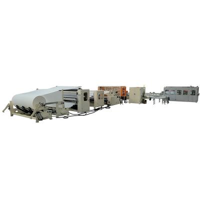 China Automatic Small Toilet Paper Kitchen Towel Roll Making Machine Production Line For South American Tissue Businesses for sale