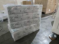 China 1/2 Fold Soft Bag Pack Facial Tissue Paper Machine Production Line High Speed Automatic Transfer Packaging System for sale