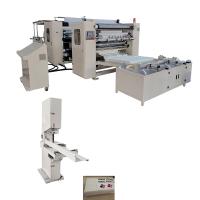 China Interfold Drawing N Fold Hand Towel Paper Folding Machine With Easy Bagging Machine Production Line for sale