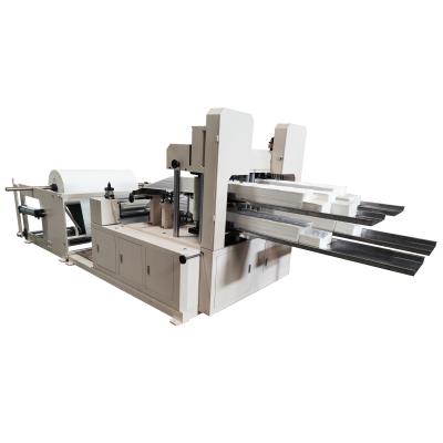 China High Capacity 4 Decks Napkin Paper Making Machine Serviette Tissue Folding Machine for sale